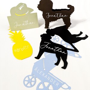 Chicken Place Cards Chicken Escort Cards Wedding Names Seating Card ...