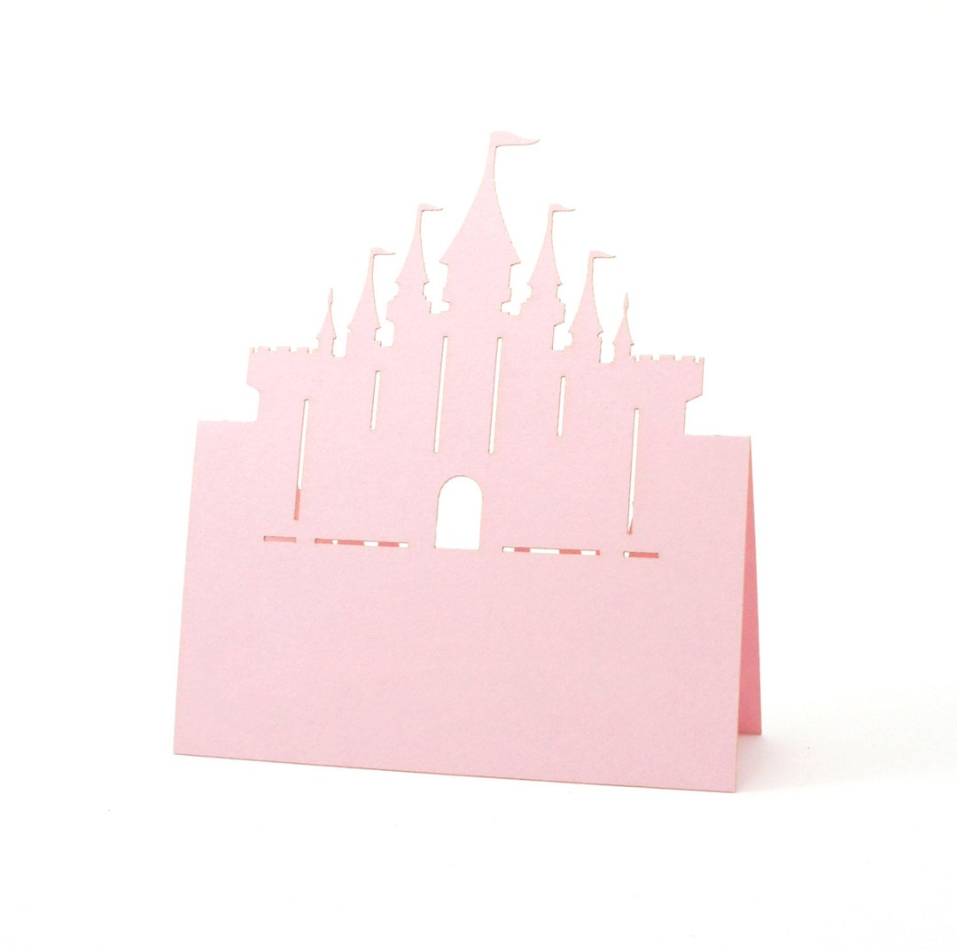 Personalized Castle Wedding Name Place Card Escort Cards Disney ...