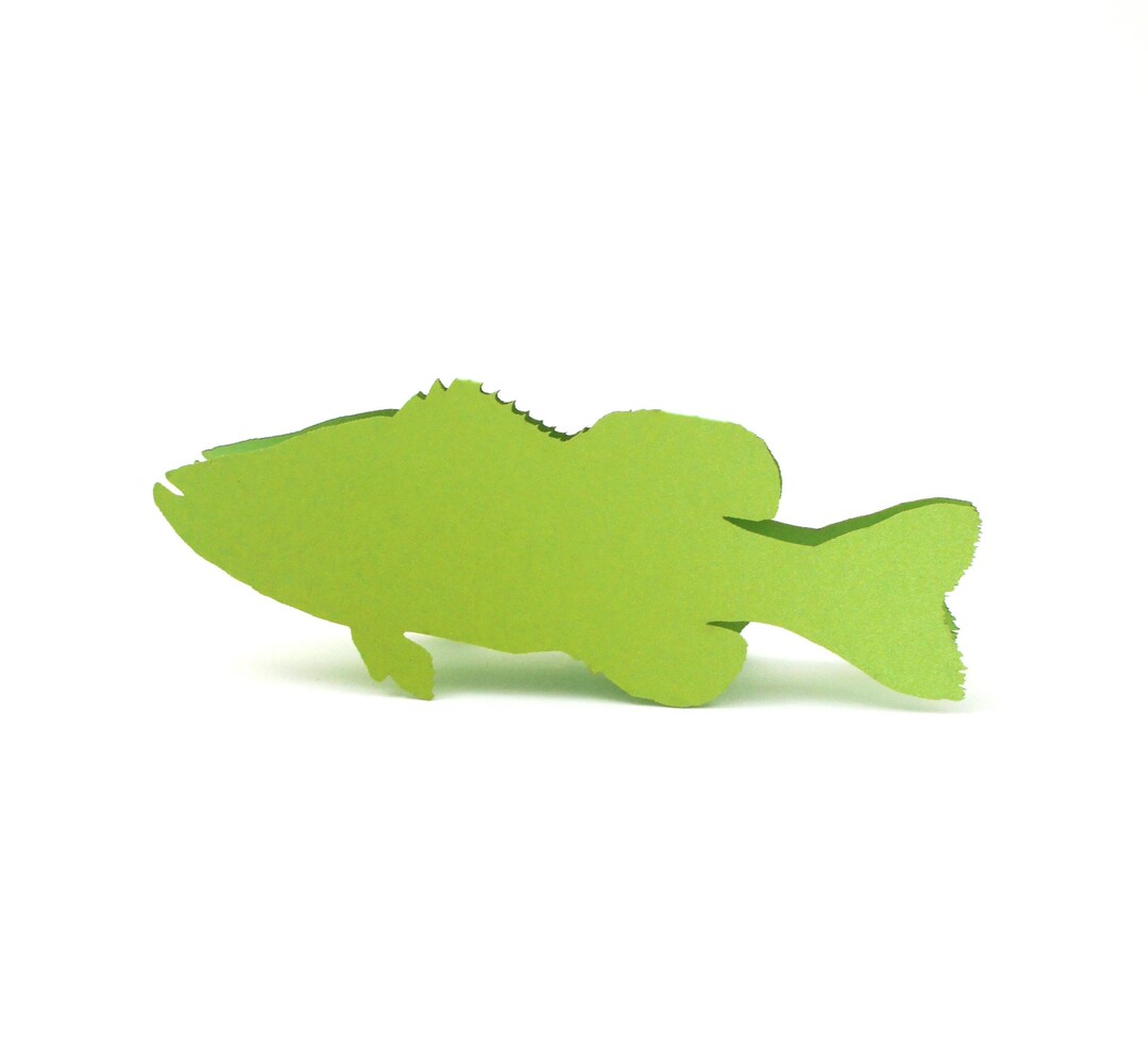 Fish Place Cards Bass Fish Wedding Escort Card Wedding Place Card ...