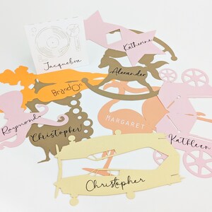 Chicken Place Cards Chicken Escort Cards Wedding Names Seating Card ...
