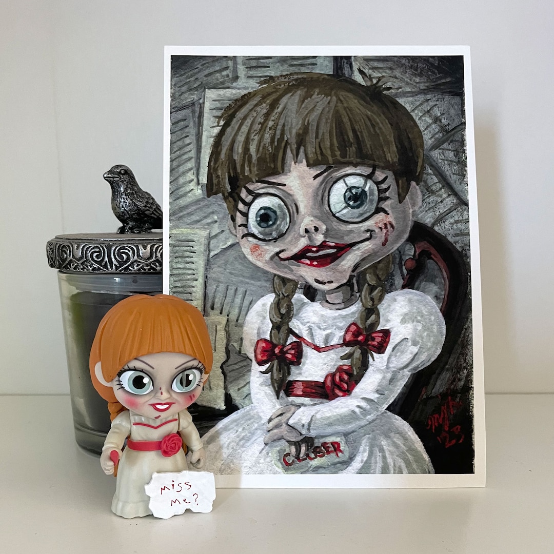 Annabelle - 5x7 Inch Cute Conjuring Universe Tribute Piece - Archival ...