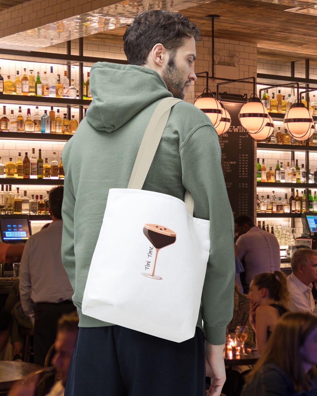 Espresso Martini Tote Bag - Cute Espresso Martini Tini Time, Cocktail ...