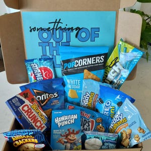 Out of the Blue Snack Box, Care Package, College, Birthday, Coworker ...