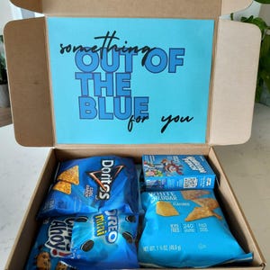 Out of the Blue Snack Box, Care Package, College, Birthday, Coworker ...