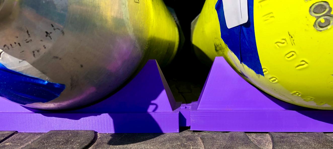 Scuba Tank Holder (blue) - Etsy