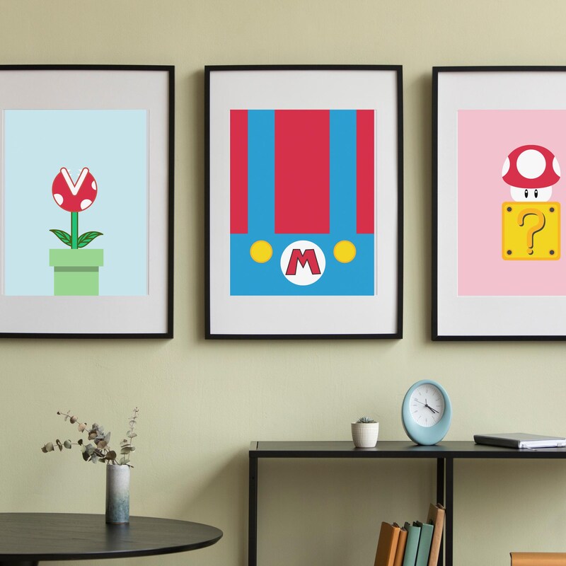 Super Mario Bros Painting - Etsy