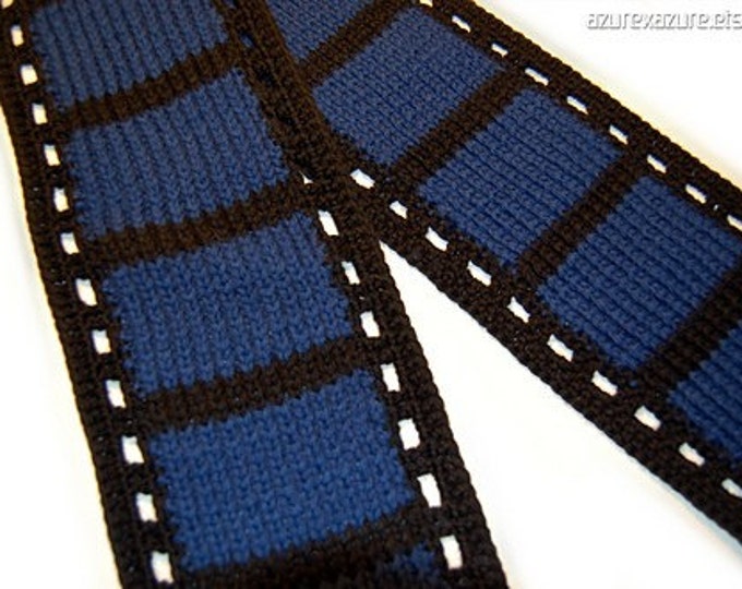 PATTERN - the Film Geek Filmstrip Scarf (PDF Data) - Etsy