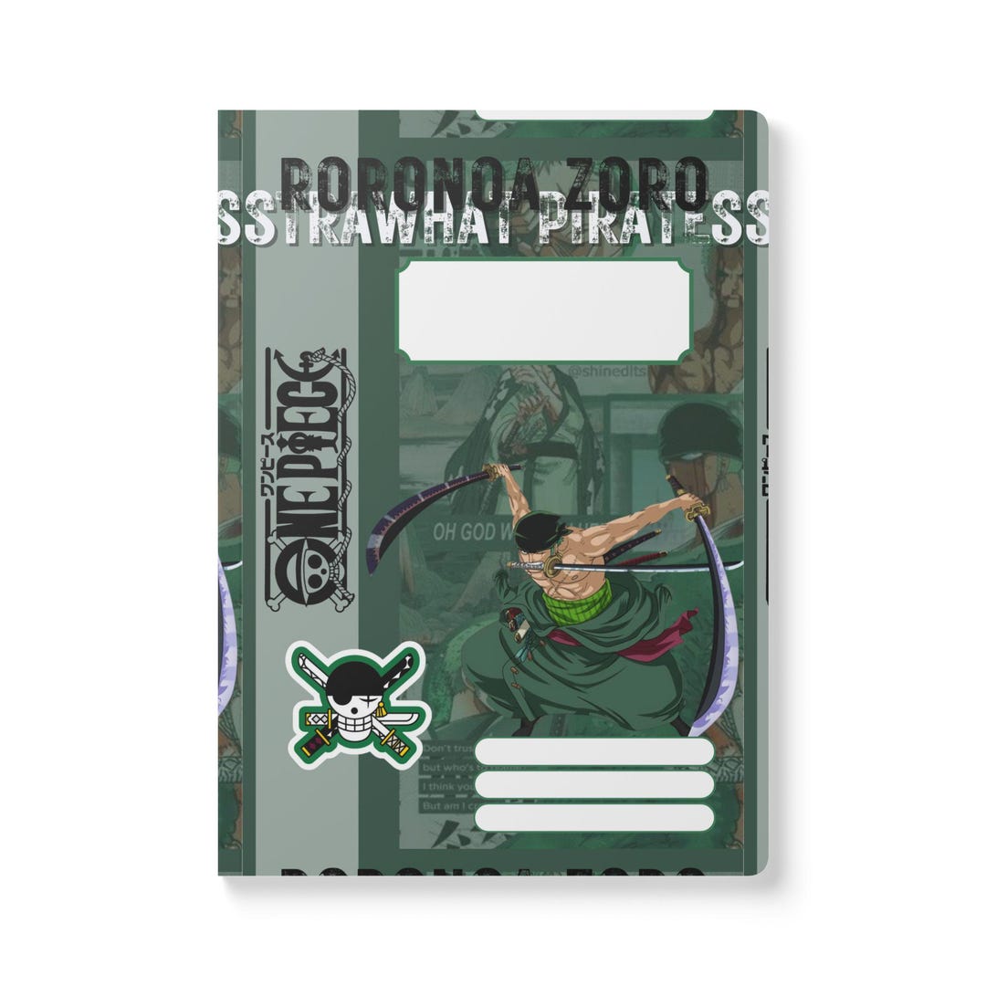One Piece Zoro Notebook 100-200 pages - Etsy