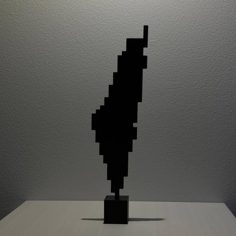 Palestine Map Lego Style Palestine Flag 3D Printed Wall Art Palestine ...