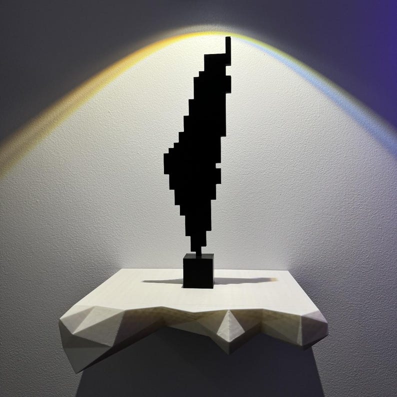 Palestine Map Lego Style Palestine Flag 3D Printed Wall Art Palestine ...