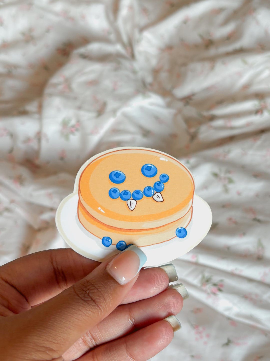 Tvd Damon’s Pancakes/vampcakes Glossy Vinyl Diecut Sticker - Etsy