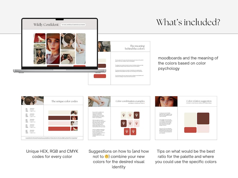 Premium Brand Color Palette for Small Business I Canva Editable I Brand ...