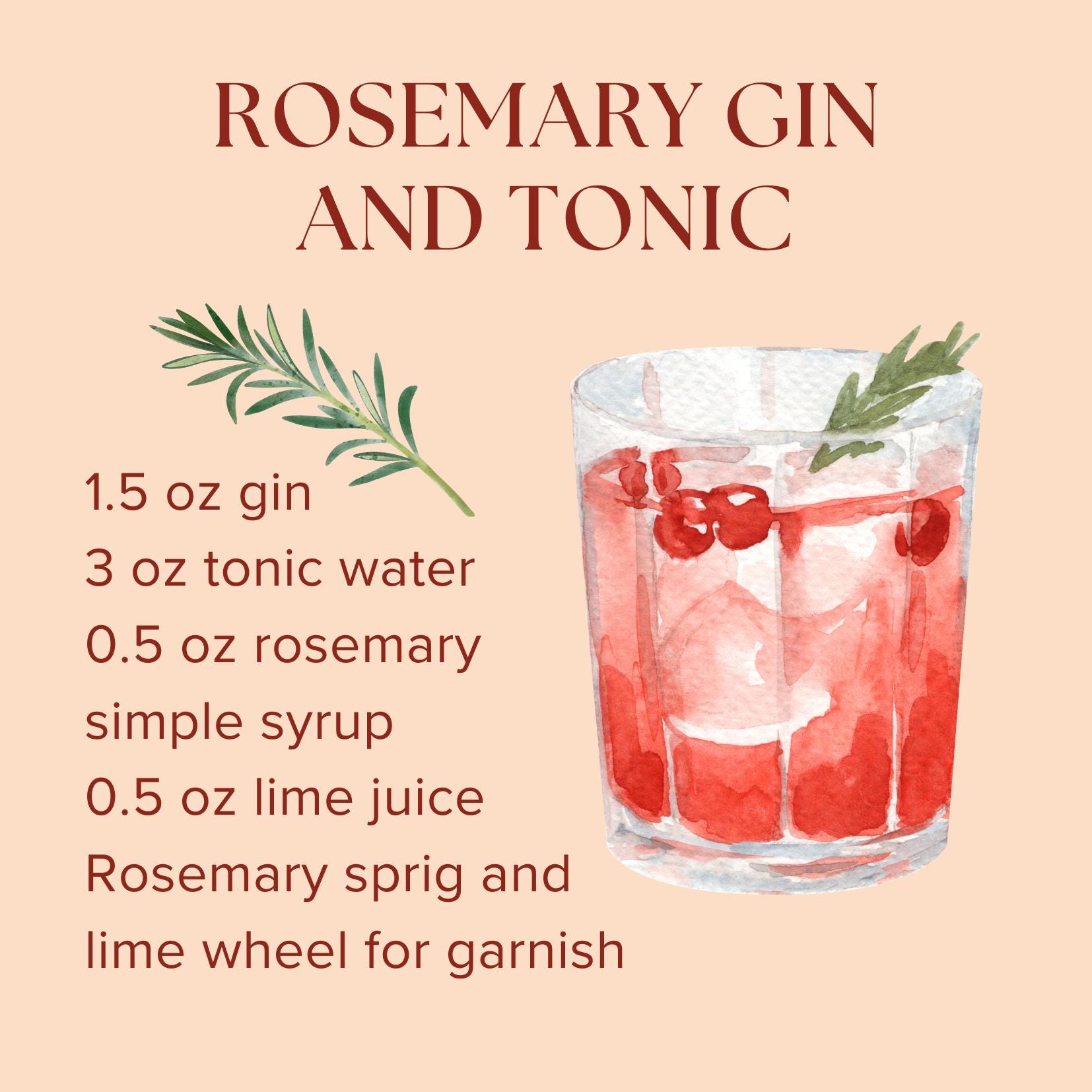 Autumn Cocktail Cards | 28 Seasonal Fall Party Recipes | Digital Prints ...