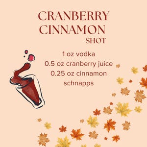 Autumn Cocktail Cards | 28 Seasonal Fall Party Recipes | Digital Prints ...