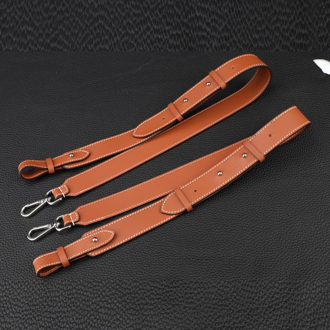 30mm Swift Leather Crossbody Bag Strap | Genuine Leather Purse Strap ...