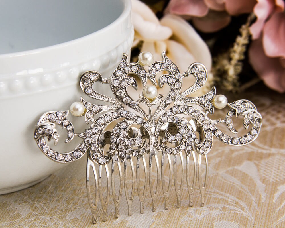 Bridal Hair comb Wedding Hair comb Bridal Hair Jewelry | Etsy