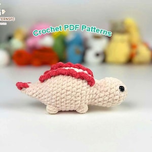 Crochet Pattern Brachiosaurus Dinosaur, Dinosaur Jurassic World No Sew ...