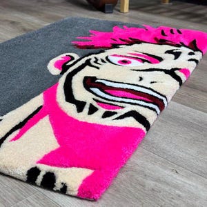 Anime Rug, Japanese Anime Rug, Hand Tufted Rug, Cute Nursery Rug ...