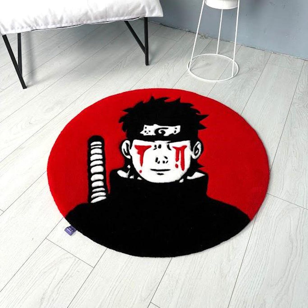 Naruto Anime Rug, Custom Tufted Carpet, Cool Kawaii Cartoon Rug ...