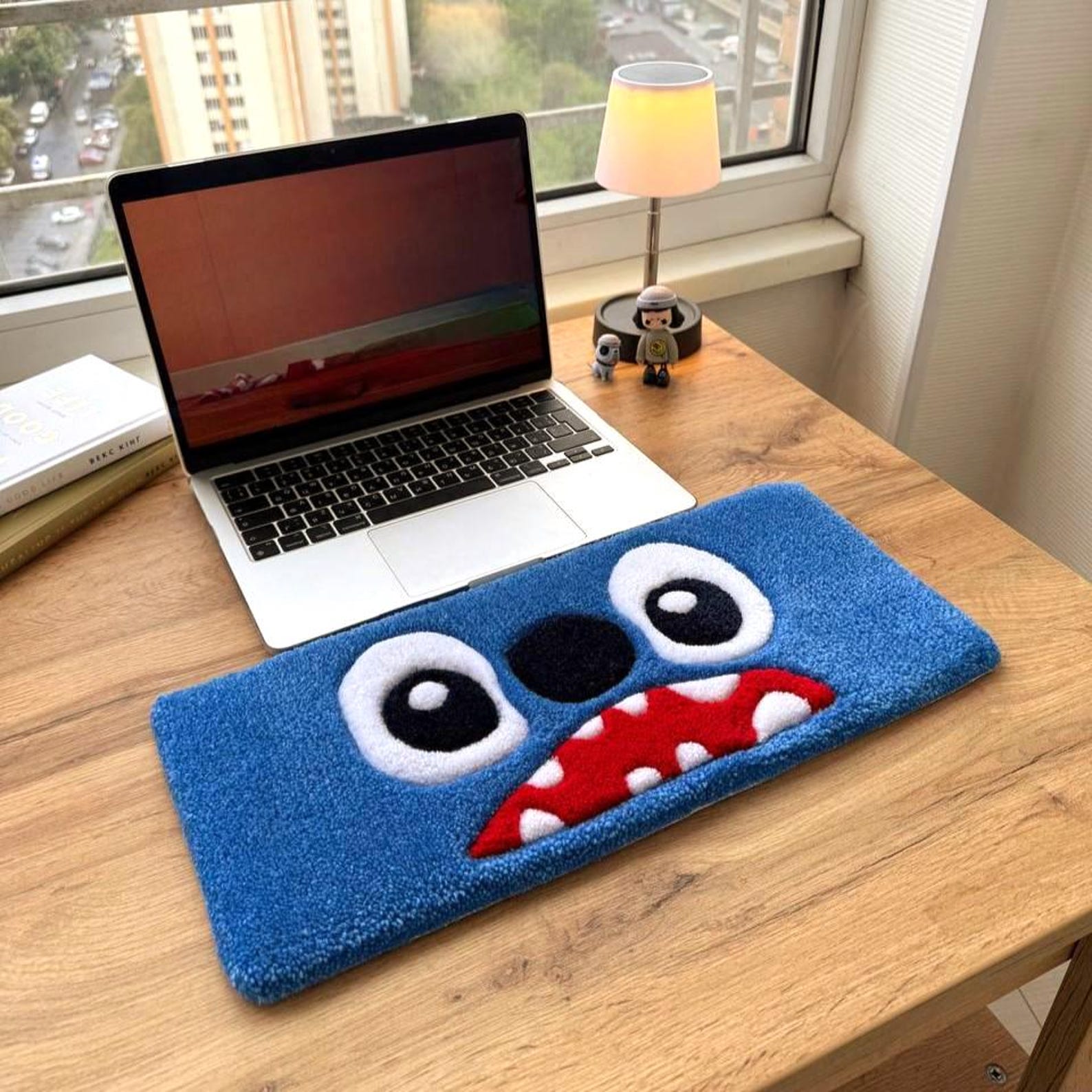 Cartoon Keyboard Tufted Rug, Funny Gaming Desk Decor, Cute Desk Mat ...