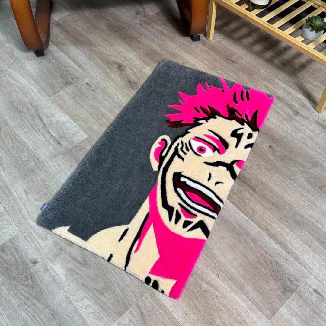 Anime Rug, Japanese Anime Rug, Hand Tufted Rug, Cute Nursery Rug ...
