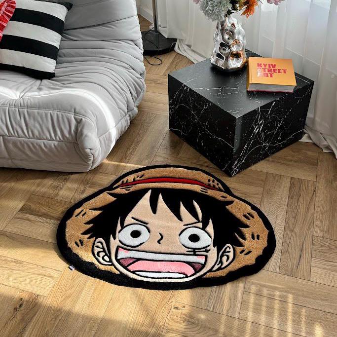 Anime Rug, Japanese Style Tufted Carpet, Handmade Gothic Area Rug, Dark ...