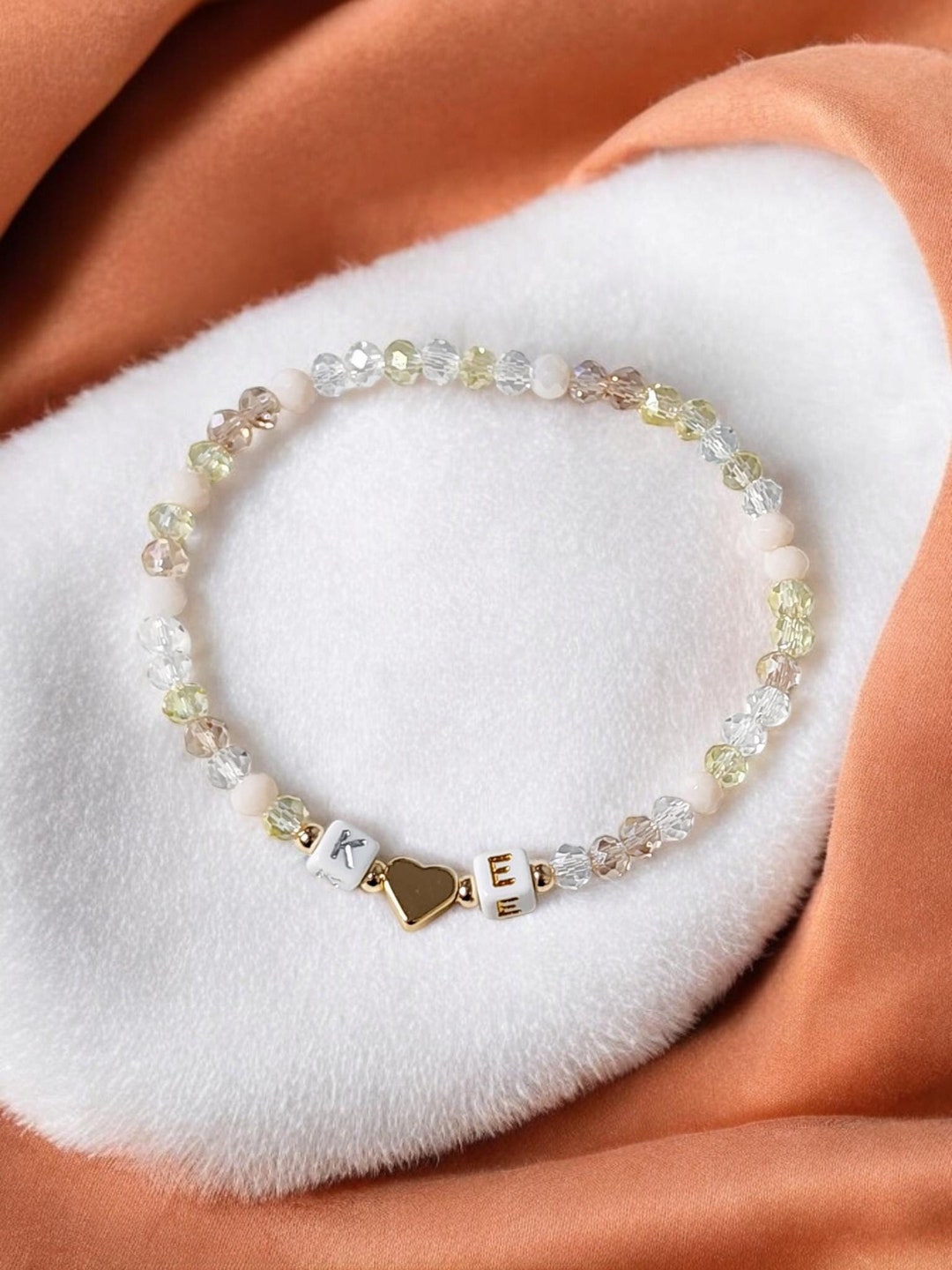 2 Initials Bracelet - Personalized Bracelet With Two Initials - Custom ...
