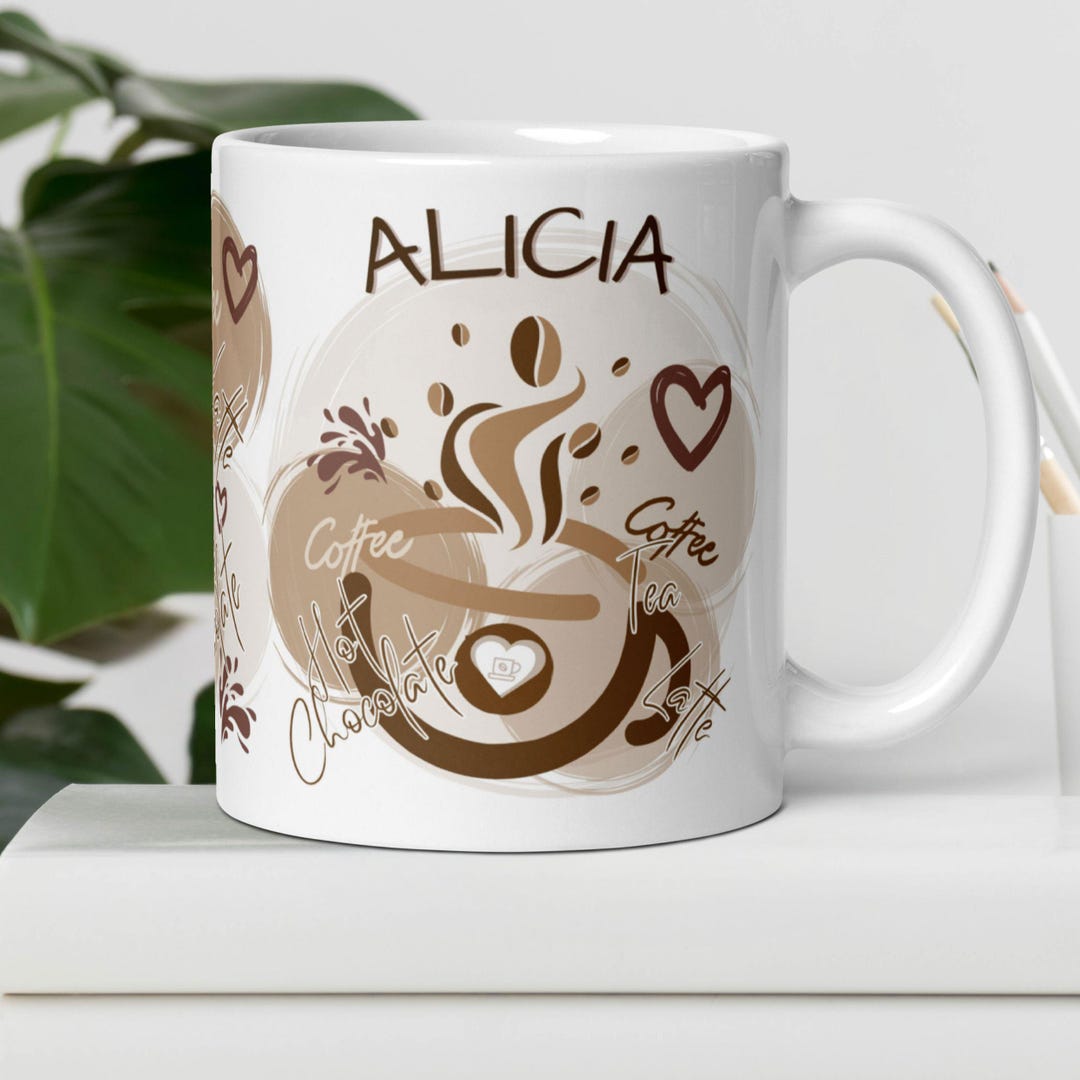 Personalized Coffee Mug: Custom Text, Tea, Latte Mug - Etsy