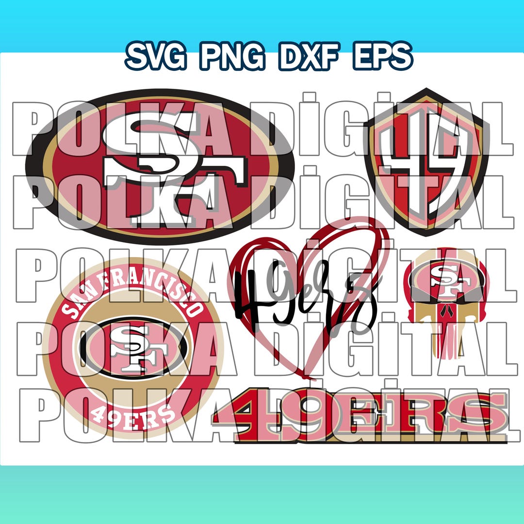 San Francisco 49errs Football SVG PNG Bundle, Svg Sports Files, Svg for ...