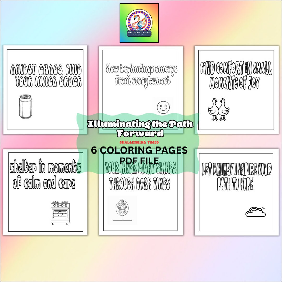 Illuminating the Path Forward: Heartfelt Coloring Pages to Provide ...