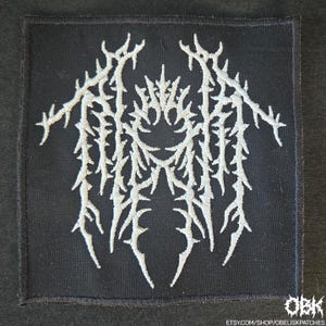 Sleep Token Patch "death Metal Logo" Embroidered - Etsy
