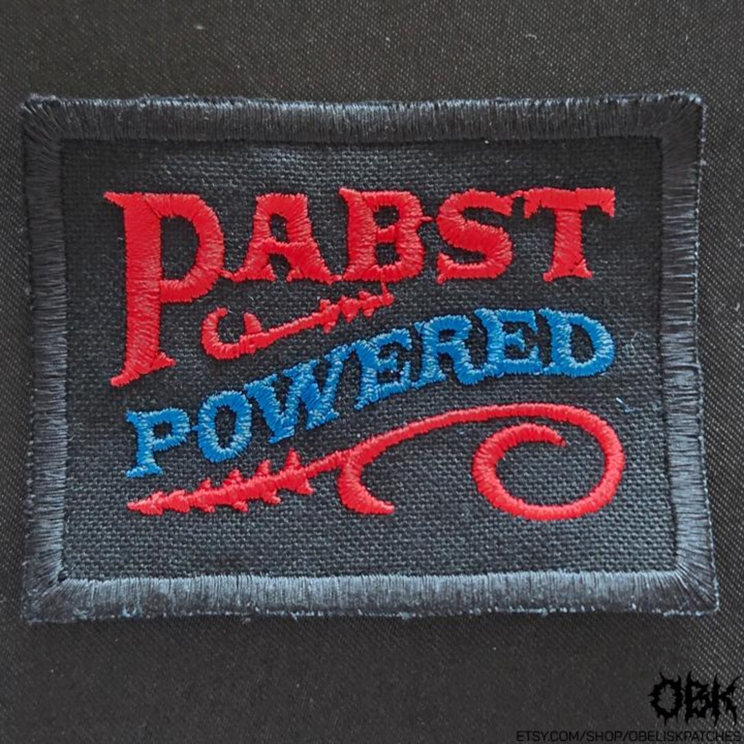Pabst Powered - PBR ~ High Quality Embroidery, Durable Weatherproof ...