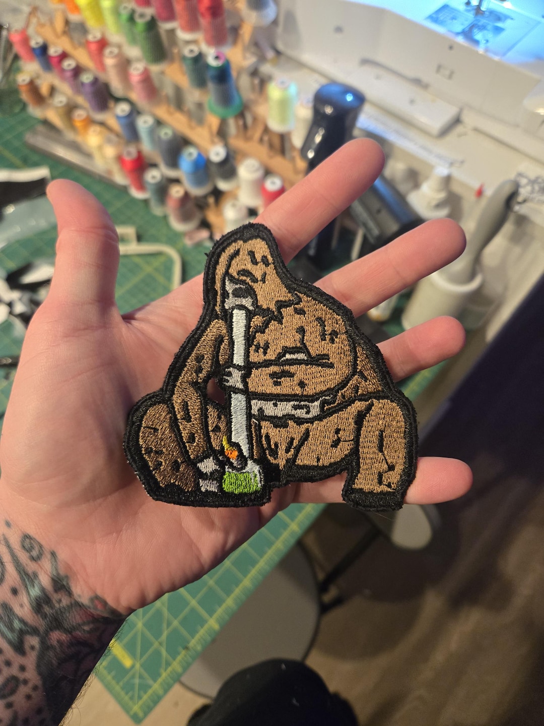 Sassy the Sasquatch Patch- High Quality Embroidery, Durable ...
