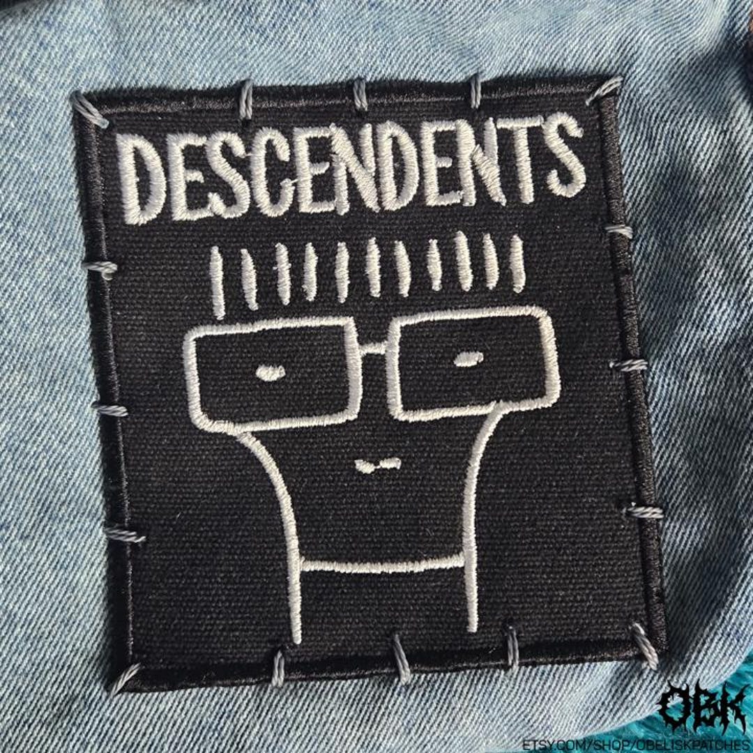 Descendents Milo Embroidered Canvas Patch: Durable & Weatherproof - Etsy