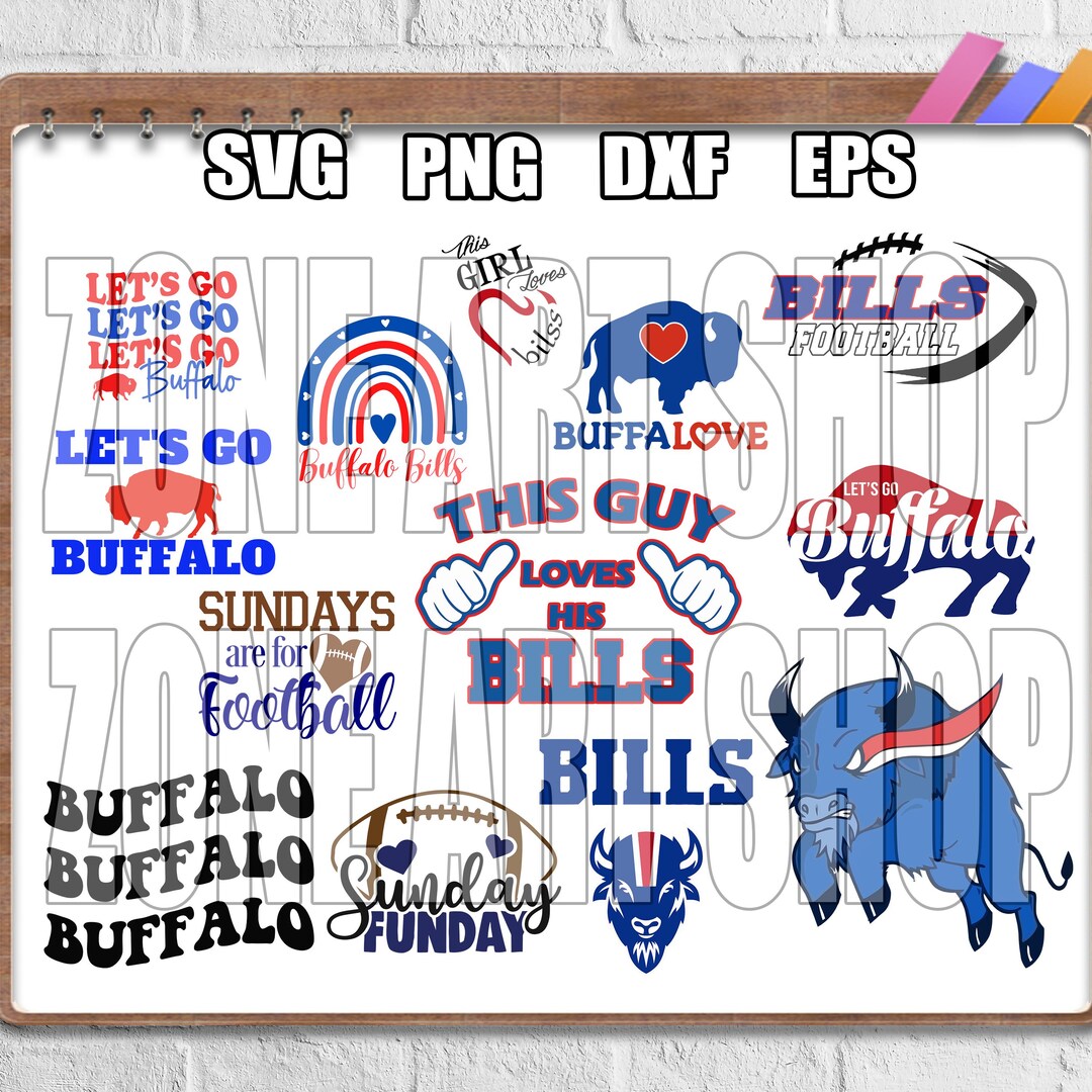 Buffalo Billls Football SVG PNG Bundle, Svg Sports Files, Svg for ...