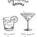 Signature Drink Sign Template, 6 TEMPLATES to Choose From Customizable ...