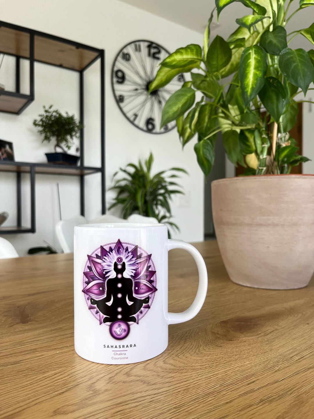 Crown Chakra Mug, Wisdom & Spiritual Connection, Spiritual Chakra Mug ...