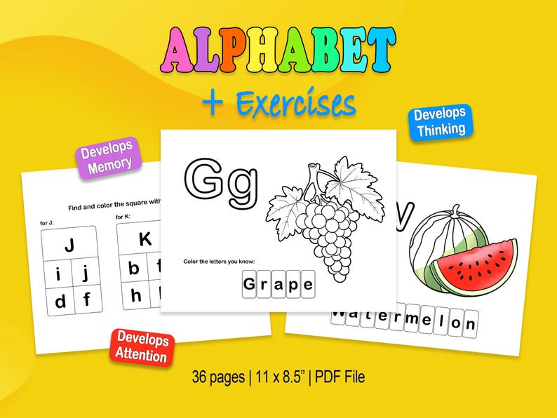 36 ABC Coloring Pages, English Alphabet, Preschool Printables, Alphabet ...
