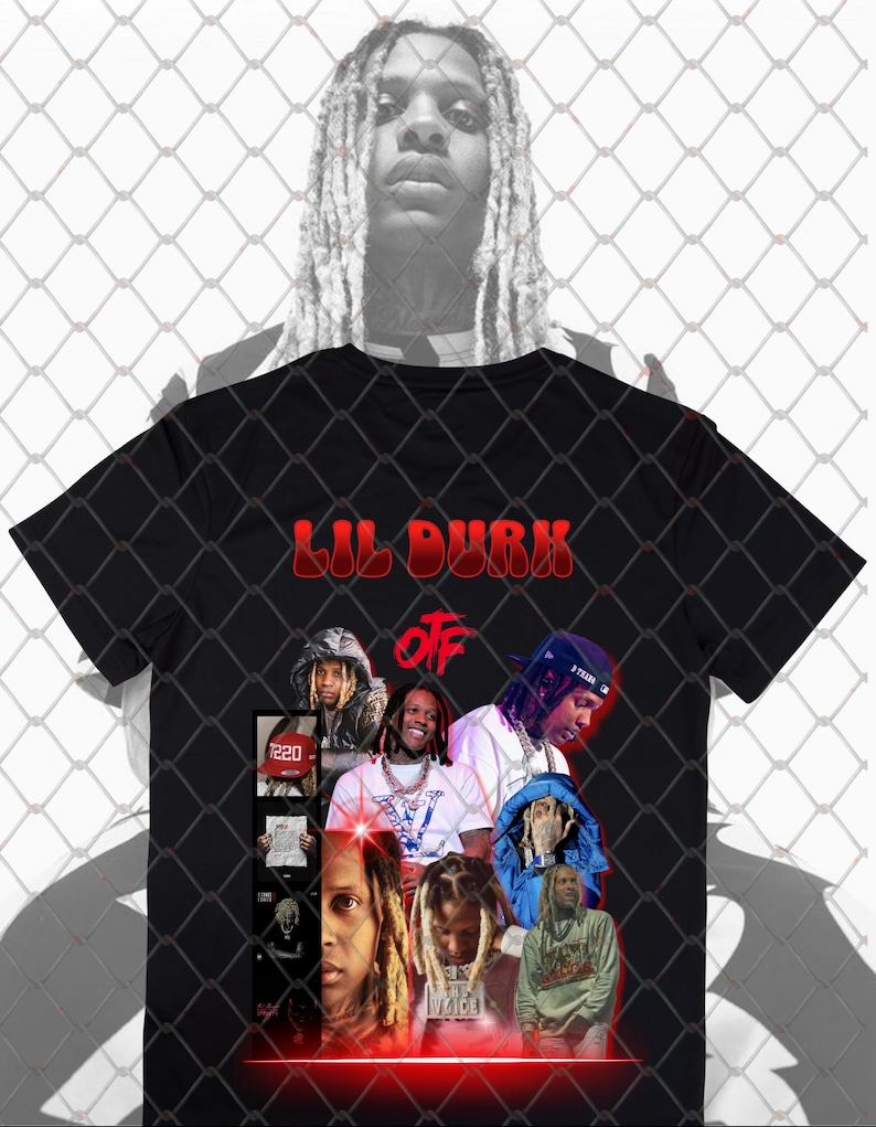 Lil Durk Bootleg Rapper PNG: T-shirt Design (digital Download) - Etsy