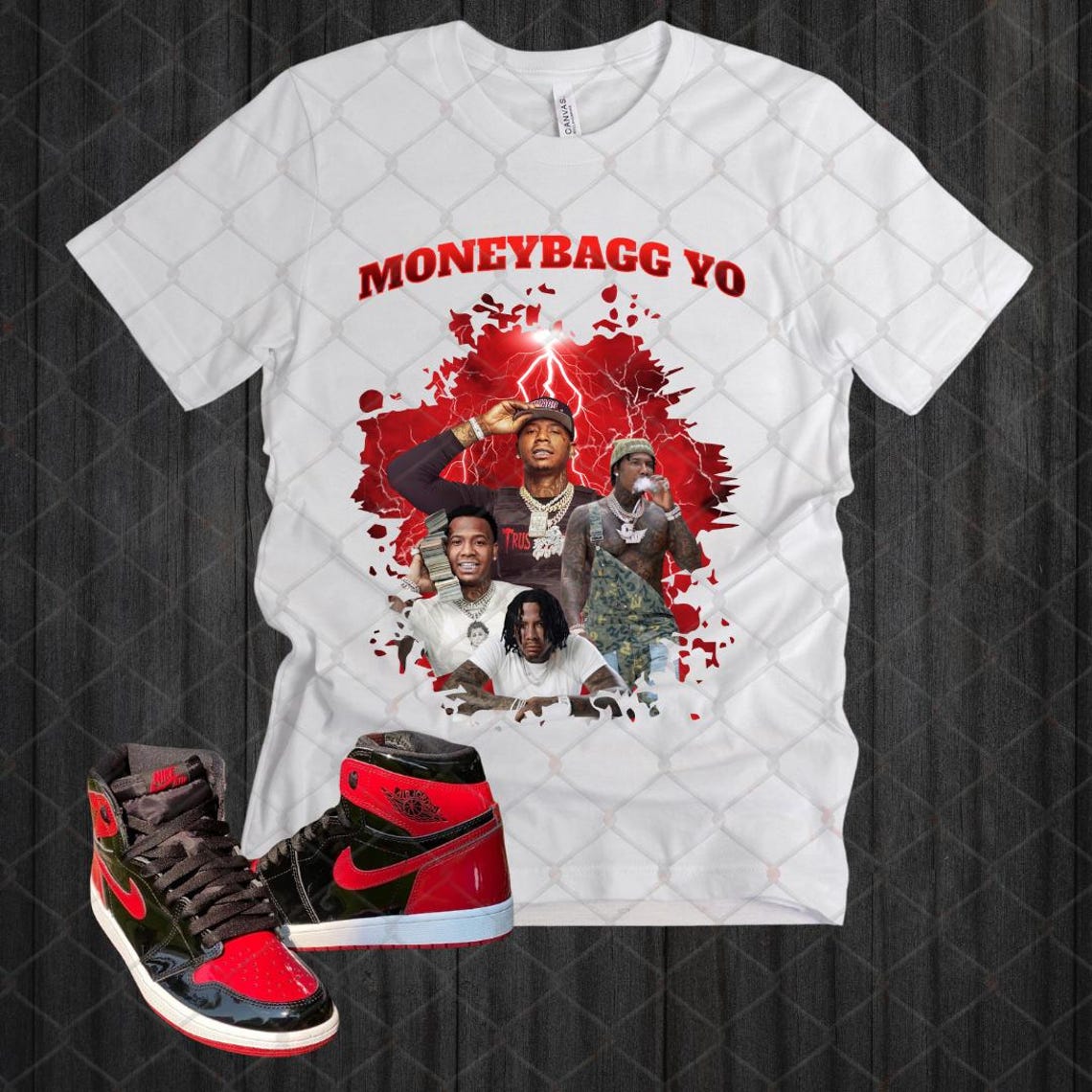 Moneybagg Yo PNG T-shirt Design - Etsy