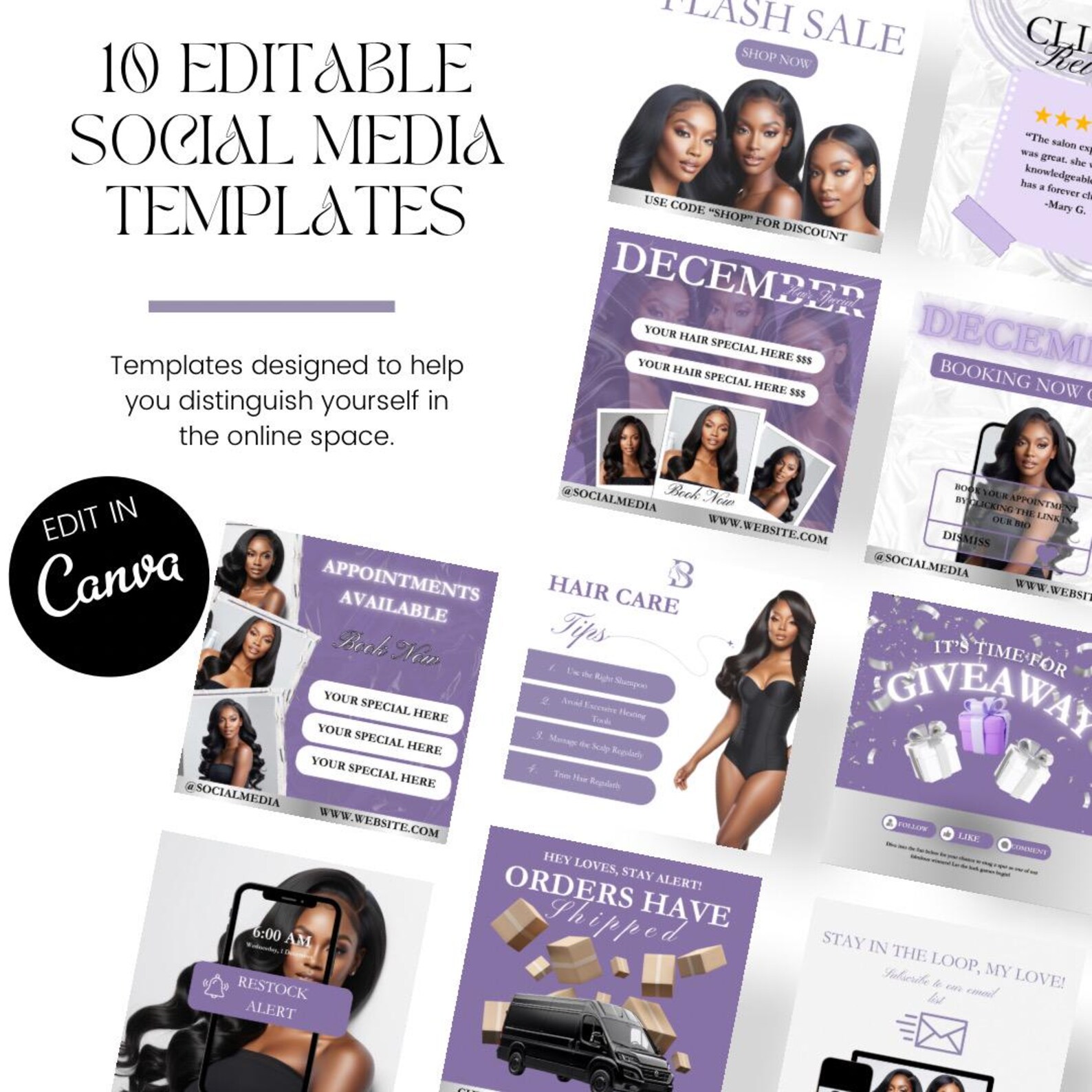 10 Editable Social Media Templates With Free Editable Story Templates ...