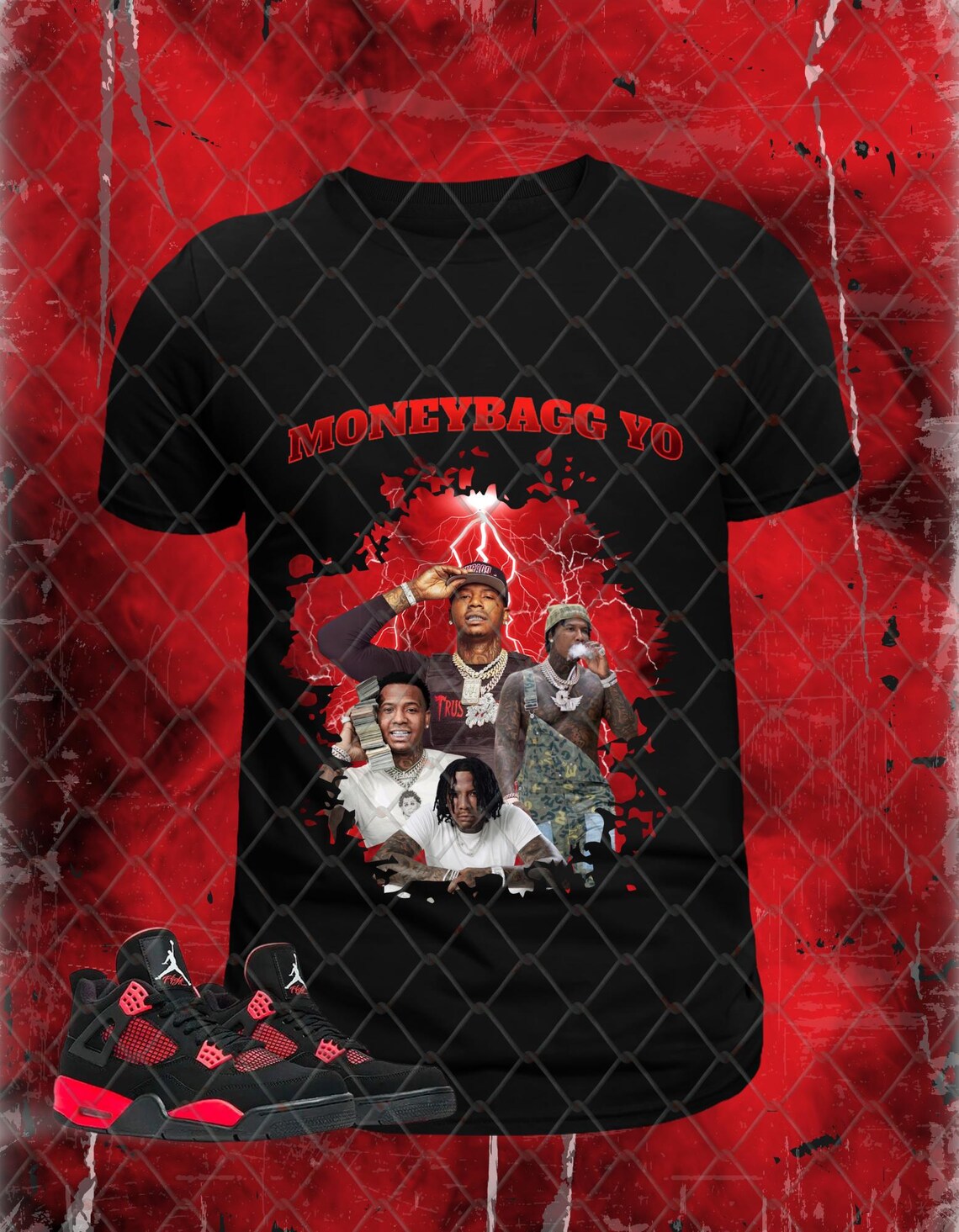 Moneybagg Yo PNG T-shirt Design - Etsy