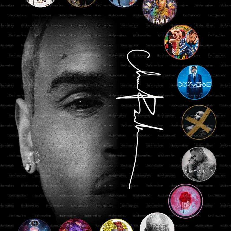 Chris Brown Signature - Etsy