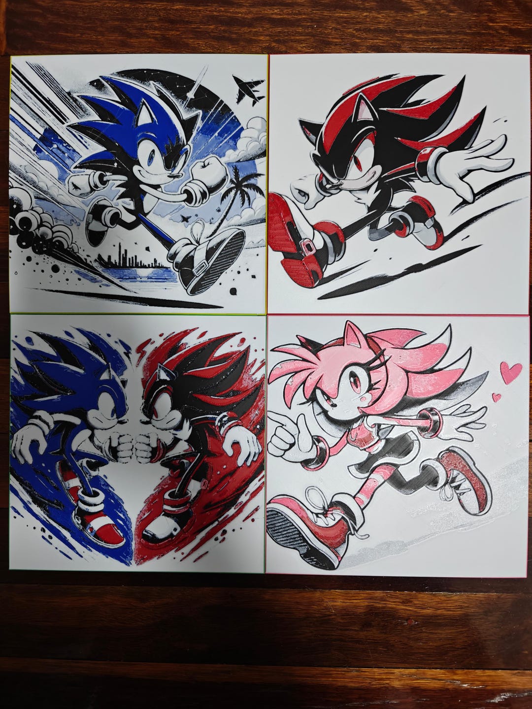 Sonic 3D Printed Hueforge Picture, Wall Hanging, Wall Decor - Etsy