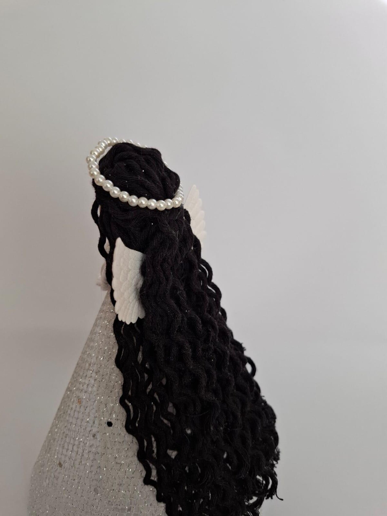 Standing Guardian Angel,macrame Doll,gift for Bride, New Baby ...