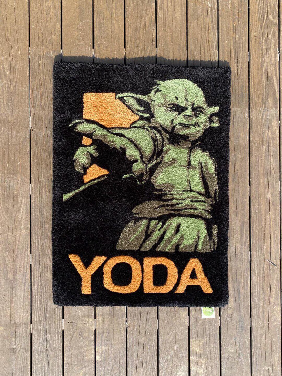Yoda Rug Jedi Master Popular Character Tuft Carpet Handmade for Living ...
