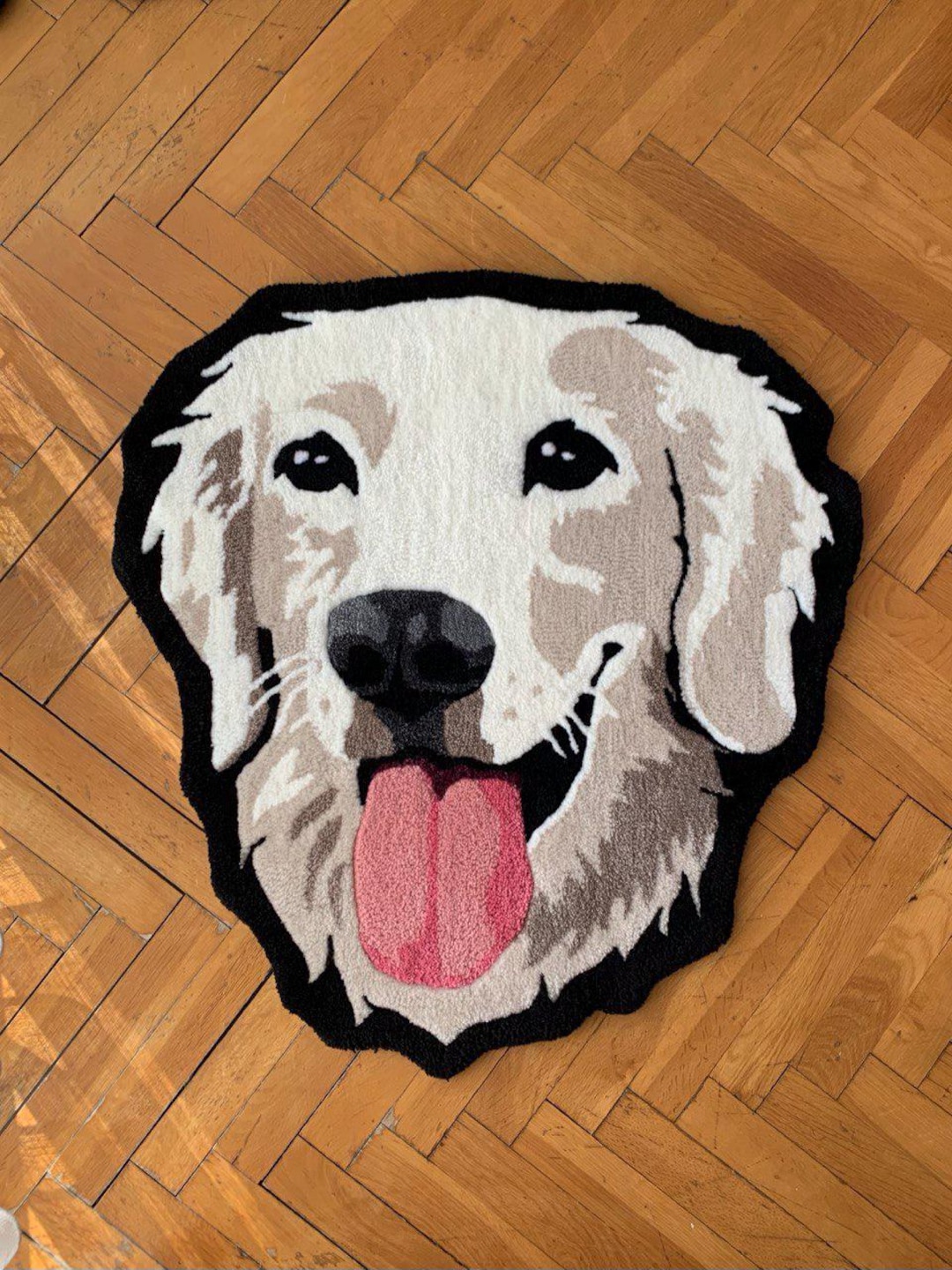 Custom Pet Dog Cat Portrait Tufted Rug, Christmas Gifts Personalized ...