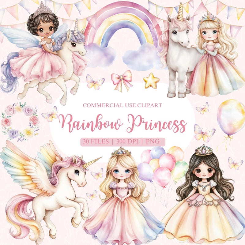 Unicorn and Fairy - Etsy