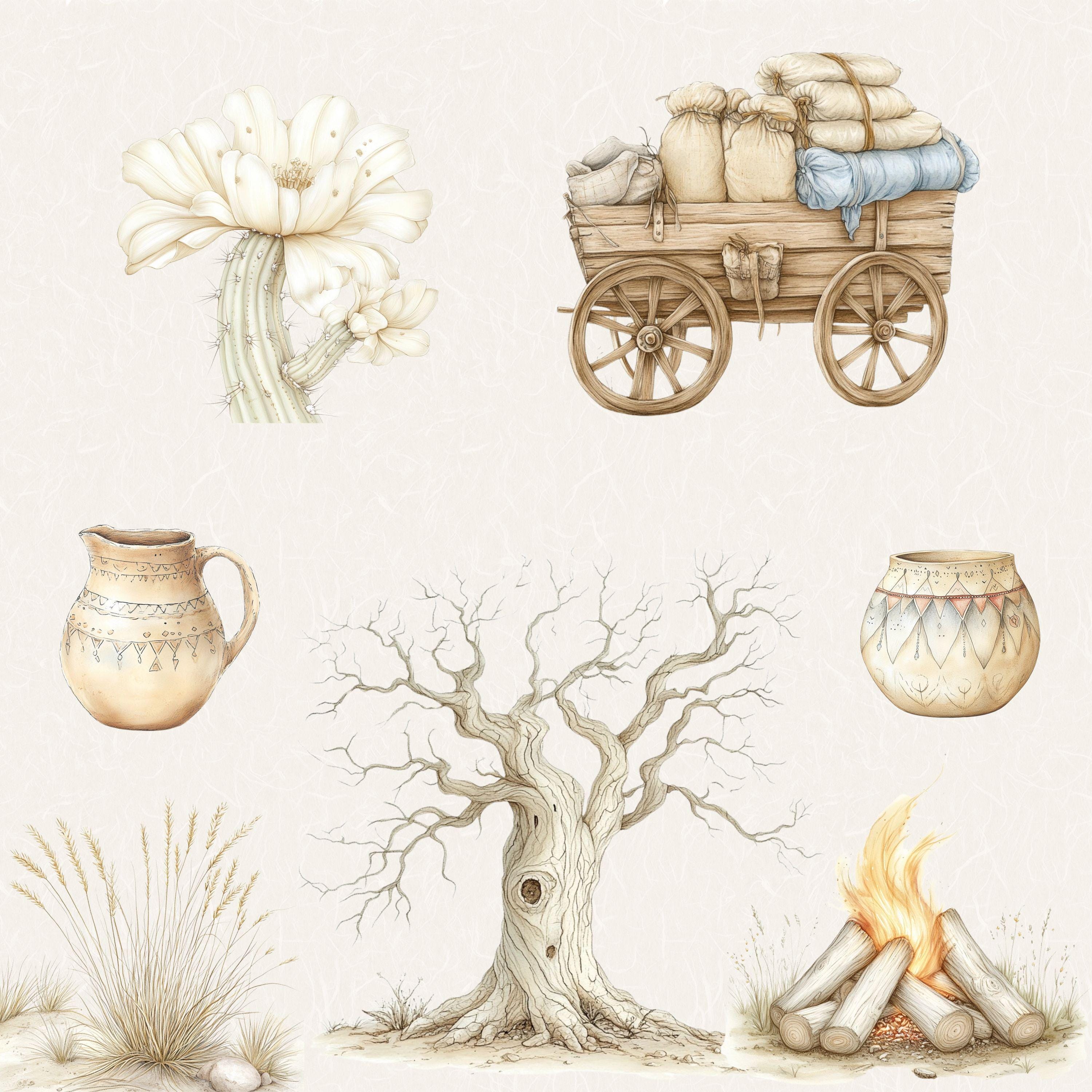 Desert Animals Watercolor Clipart, Explorers Clipart, Desert Animals ...