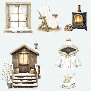 Watercolor Arctic Animals Clipart, Polar Bear, Owl, Wolf, Seal, Penguin ...